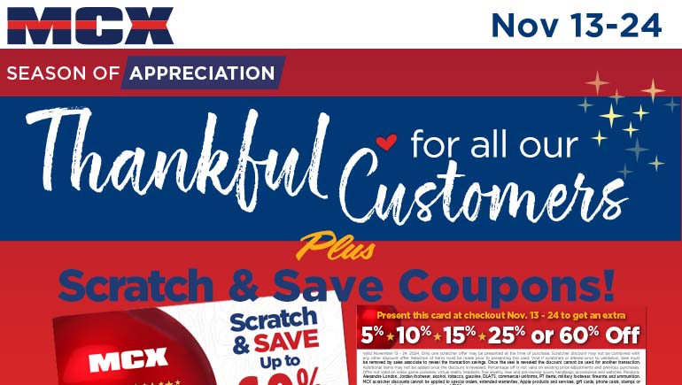 MCCS MCX: Season of Appreciation