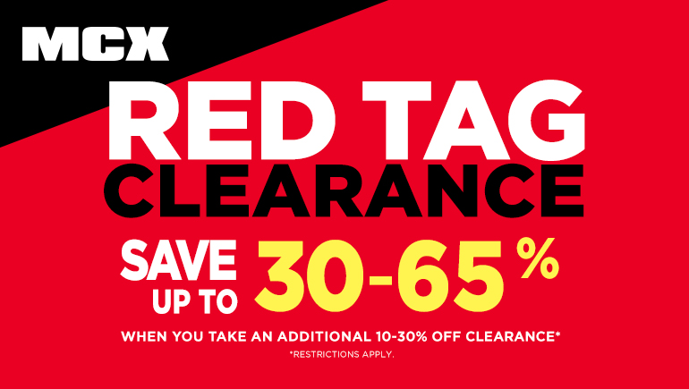 MCCS MCX: Red Tag Clearance