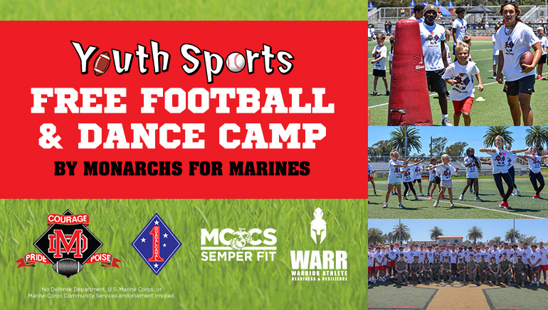MCCS Monarchs for Marines Football & Dance Camp