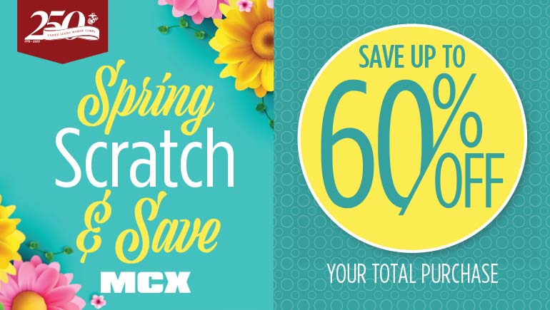MCCS MCX: Spring Scratch & Save
