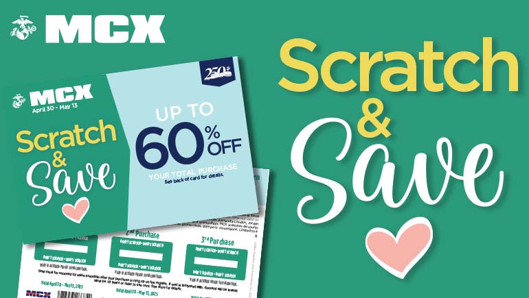 MCCS MCX: Mother's Day Scratch & Save
