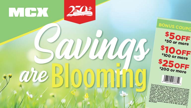 MCCS MCX: Savings are Blooming