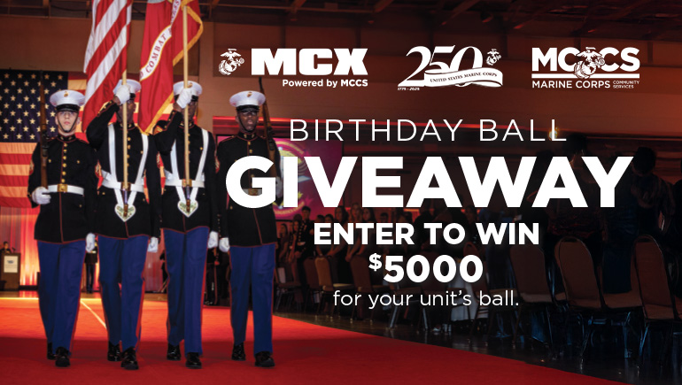 MCCS MCX: Birthday Ball Giveaway