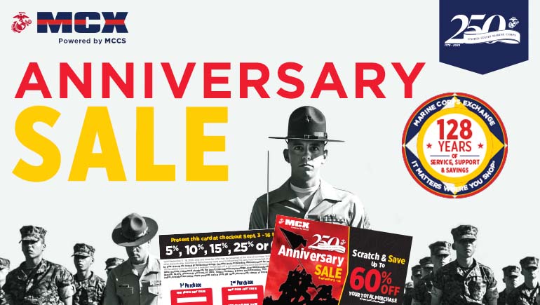 MCCS MCX: Anniversary Sale